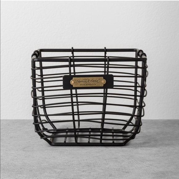 Hearth & Hand | Storage & Organization | Hearth Hand Small Black Wire ...